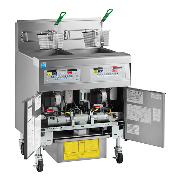 Frymaster FPPH255 Natural Gas 100 lb. 2 Unit High-Efficiency Gas Floor ...