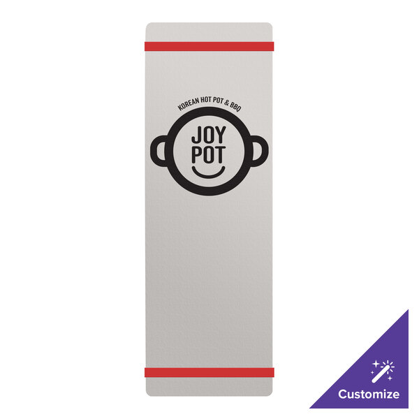 Menu Solutions ALSIN44-RB Alumitique 4 1/4" x 14" Customizable Brushed ...