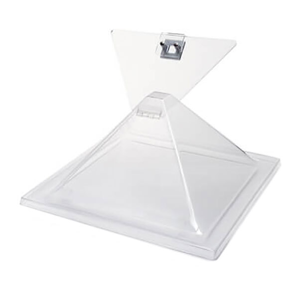 Rosseto SA123 Swan 15 3/16" x 15 3/16" Clear Acrylic Pyramid Cover with ...