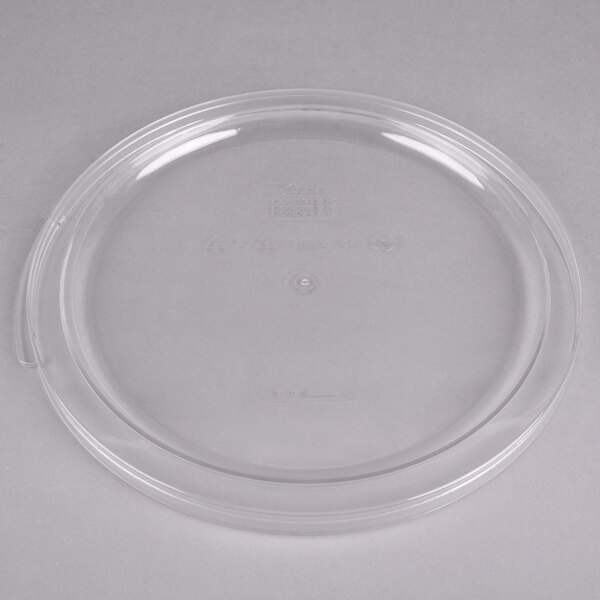 Choice 12, 18, and 22 Qt. Clear Round Polycarbonate Food Storage ...