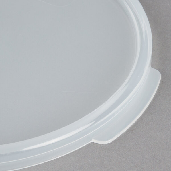 Choice 6 and 8 Qt. Translucent Round Polypropylene Food Storage ...