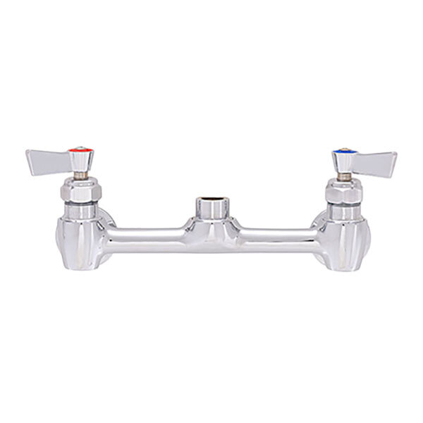 Fisher 61662 Backsplash Mounted 1/2" Stainless Steel Faucet Base with 8 ...