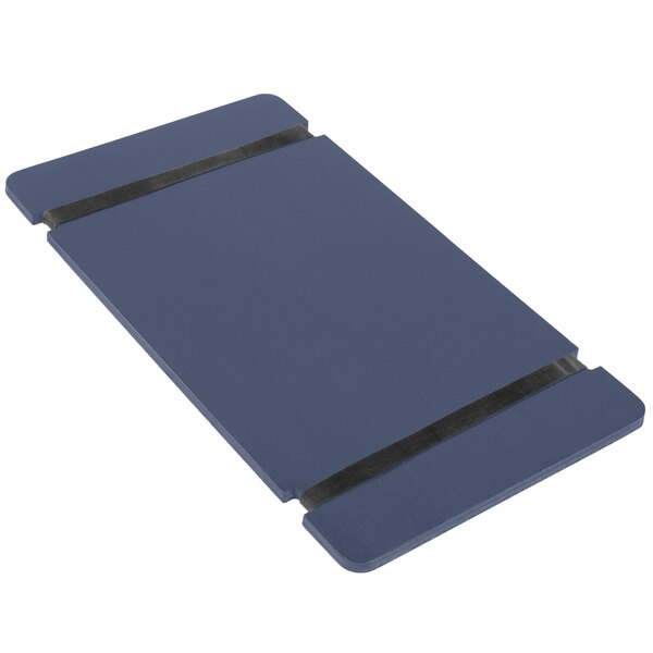 Menu Solutions WDRBB-A Denim 5 1/2" x 8 1/2" Customizable Wood Menu ...