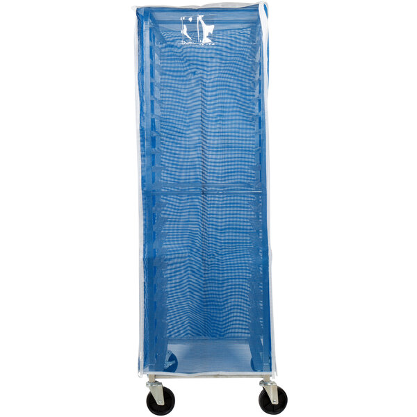 Curtron SUPRO-BM-BL Blue Supro Breathable Mesh Bun / Sheet Pan Rack ...