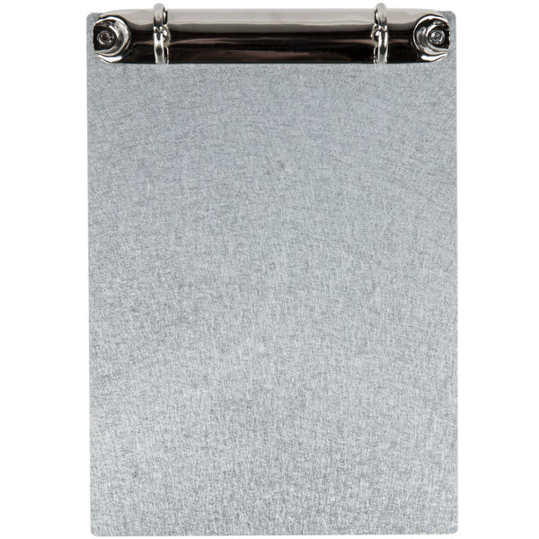 Menu Solutions AT1102RA Alumitique 4" x 6" Two-Ring Aluminum Menu Board ...