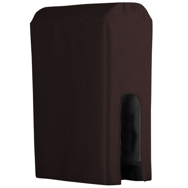 Snap Drape 5412BDC5005 Wyndham Brown 5 Gallon Polyester Beverage ...