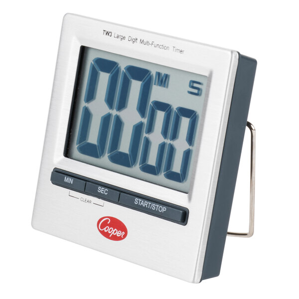 Cooper-Atkins TW3-0-8 Extra Large Display Digital 100 Minute Kitchen Timer