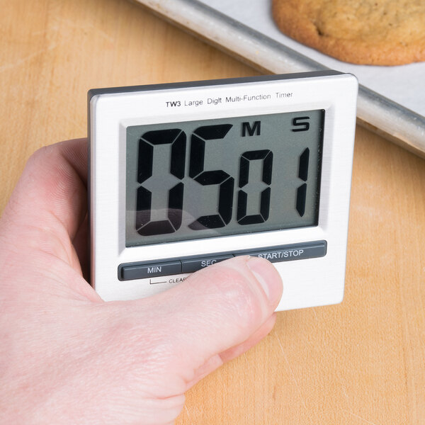 Cooper-Atkins TW3-0-8 Extra Large Display Digital 100 Minute Kitchen Timer