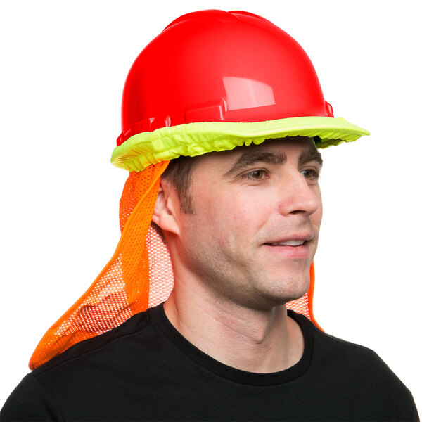Cordova Duo Safety Red Cap Style Hard Hat with 6-Point Ratchet Suspension