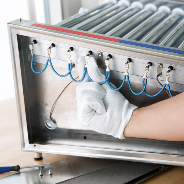 Cordova Men's Medium Weight Polyester / Cotton Reversible Lisle Gloves ...