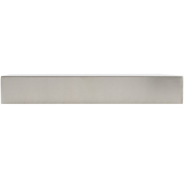 Tablecraft SS4017 6 Qt. 18-8 Stainless Steel Straight Sided Rectangular ...