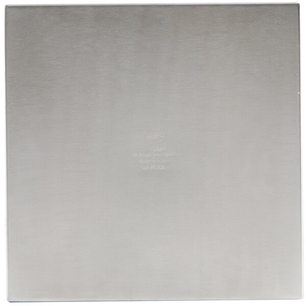 Tablecraft SS4004 5 Qt. 18-8 Stainless Steel Straight Sided Square Bowl ...