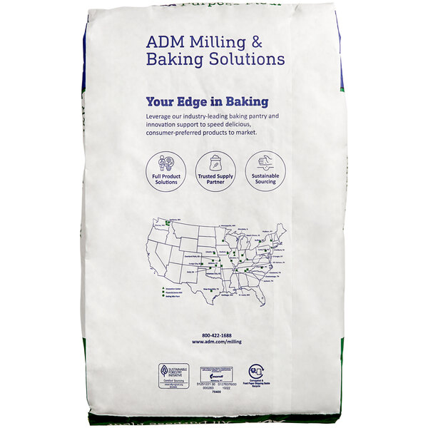 ADM All Purpose Unbleached Flour - 50 lb.