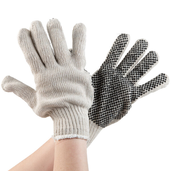 Cordova Standard Weight Natural Polyester / Cotton Work Gloves with ...