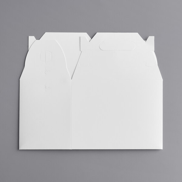 Southern Champion 8 7/8" x 5" x 6 3/4" White Barn Take-Out Lunch ...