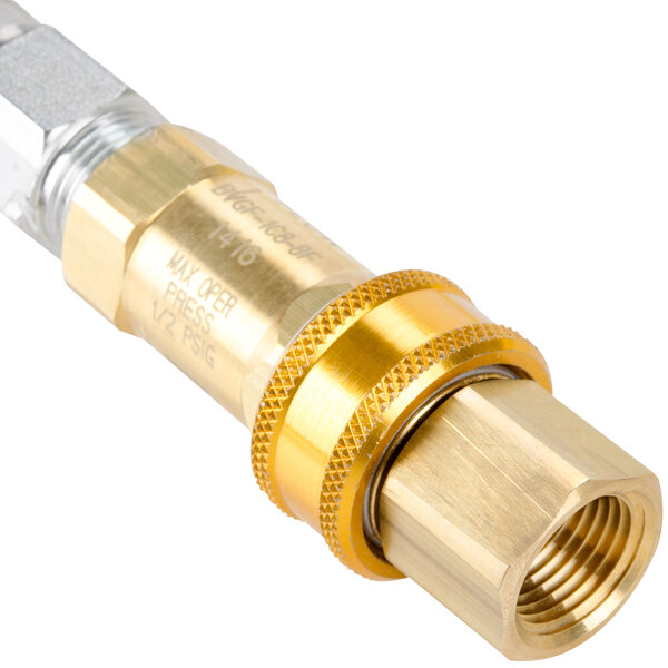 T&S HG-4C-60 Safe-T-Link 60" Quick Disconnect Gas Appliance Connector ...