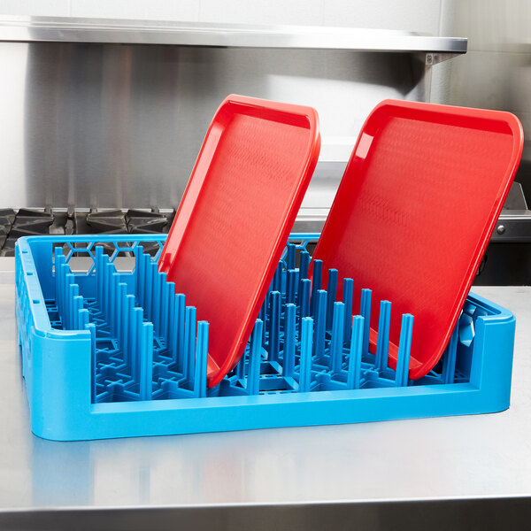 Carlisle ROP14 Opticlean Full Size 19 3/4" x 19 3/4" x 4" Open End Peg ...