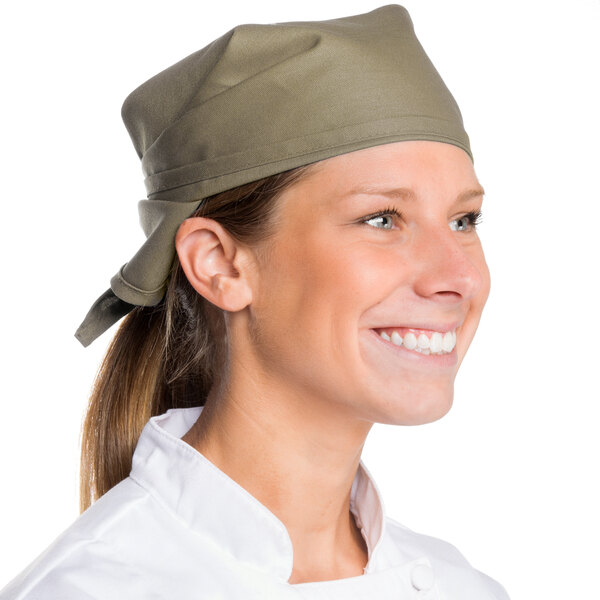 37" x 14" Beige Chef Neckerchief / Bandana