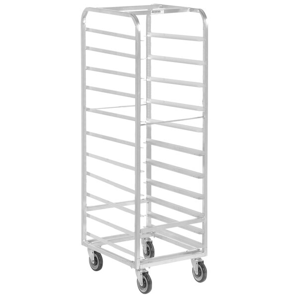Channel WA05 11 Pan End Load Aluminum Walk-In Bun / Sheet Pan Rack ...