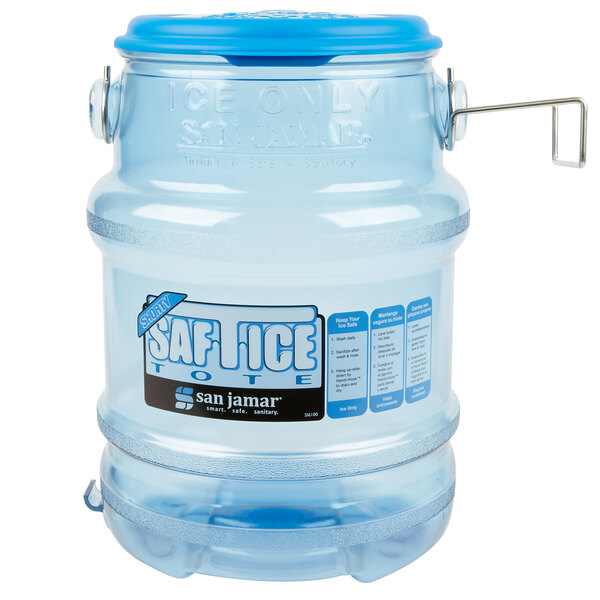 San Jamar SI6500 Saf-T-Ice Tote Snap-Tight Lid for Ice Totes