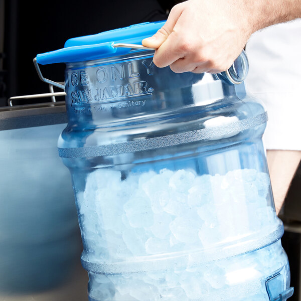 San Jamar SI6500 Saf-T-Ice Tote Snap-Tight Lid for Ice Totes