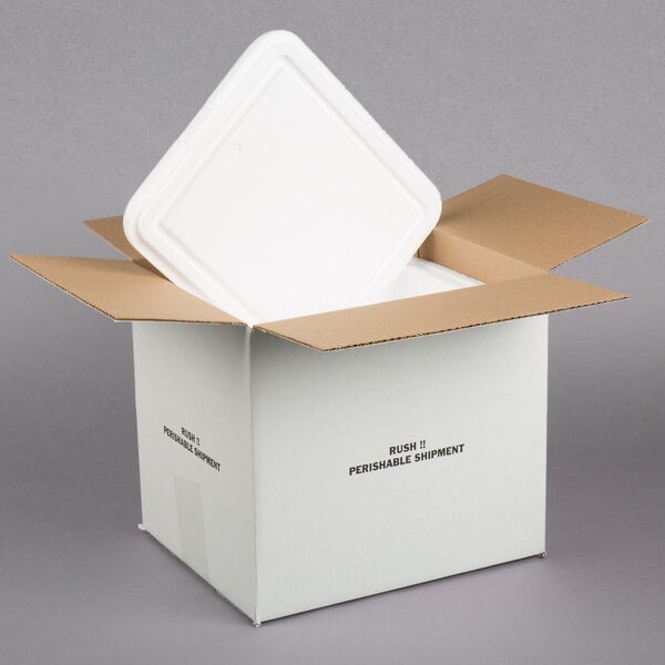 Nordic TL-1189K Insulated Shipping Box with Polystyrene Cooler 11" x 8 ...