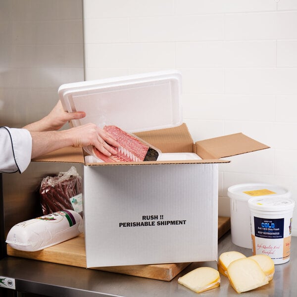 Nordic TL-12109K Insulated Shipping Box with Polystyrene Cooler 12" x ...