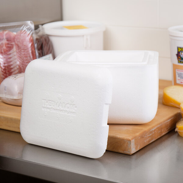 Nordic TL-864F Insulated Polystyrene Cooler 8" x 6" x 4 1/4" - 120/Pallet