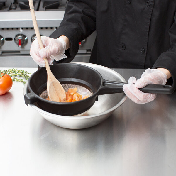 Matfer Bourgeat 017365 8" Exoglass Medium Mesh Sieve Strainer
