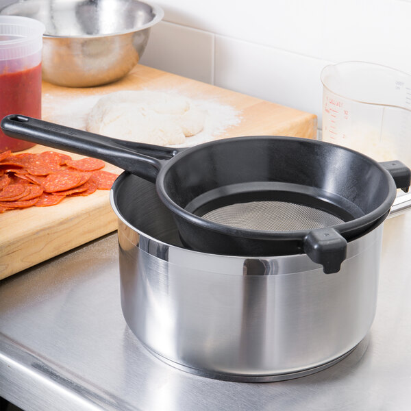 Matfer Bourgeat 017364 8" Exoglass Fine Mesh Sieve Strainer