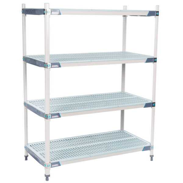 Metro X556GX3 MetroMax i 4-Shelf Polymer Shelving Unit - 24" x 48" x 63"
