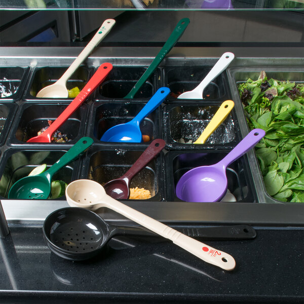 Carlisle 492104 Measure Misers 1 oz. Yellow Acetal Short Handle Portion ...