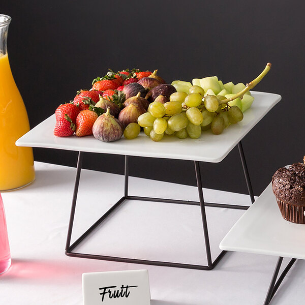 Choice 7" Square Black Metal Display Stand