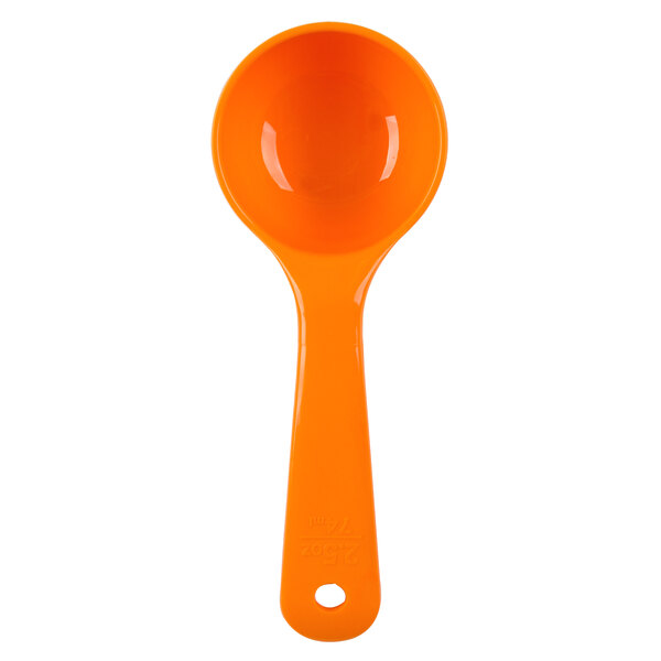 Carlisle 492524 Measure Misers 2.5 oz. Orange Acetal Short Handle ...