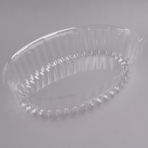 Fineline DDOS916.L Platter Pleasers 16" x 11" Clear Plastic Oval Dome ...