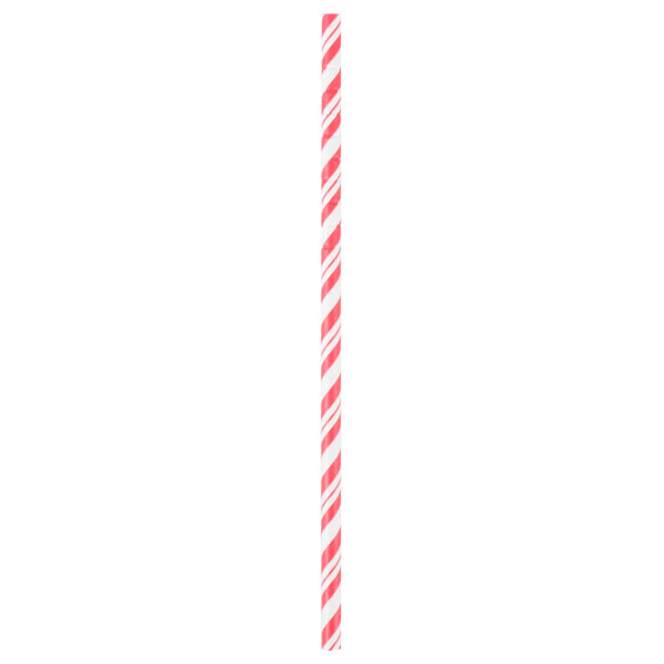 Creative Converting 051151 7 3/4" Jumbo Classic Red / White Stripe ...
