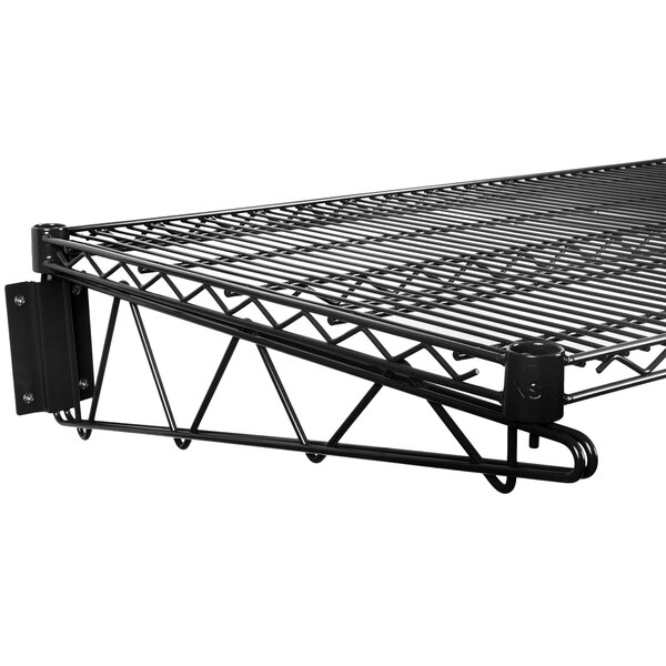 Regency 24" x 36" Black Epoxy Wire Wall Mount Shelf