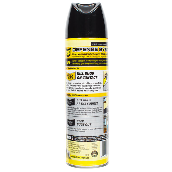 SC Johnson Raid® 300819 15 oz. Aerosol Multi Insect Bug Killer Spray