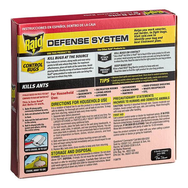 SC Johnson Raid® 308819 8-Count Ant Baits