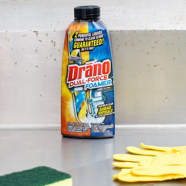 SC Johnson Drano® 14768 17 oz. Dual Force Foamer Drain Cleaner