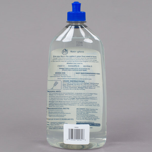 SC Johnson Pledge® 639999 27 fl. oz. Multi-Surface Floor Care Finish ...