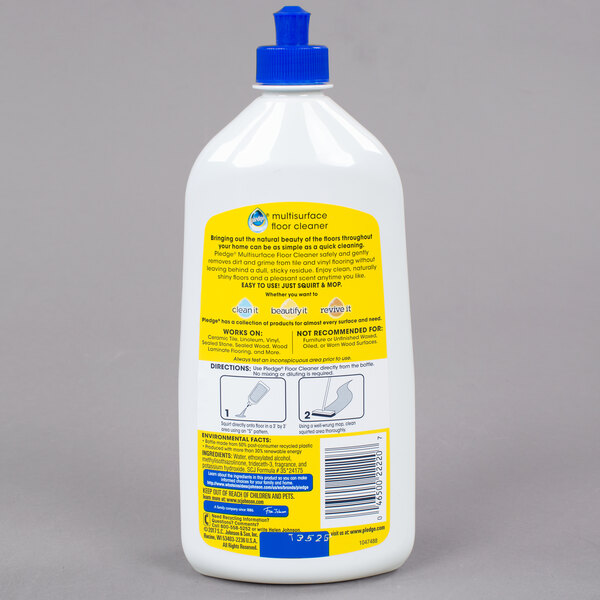 SC Johnson Pledge® 661444 27 fl. oz. Squirt and Mop Multi-Surface Floor ...