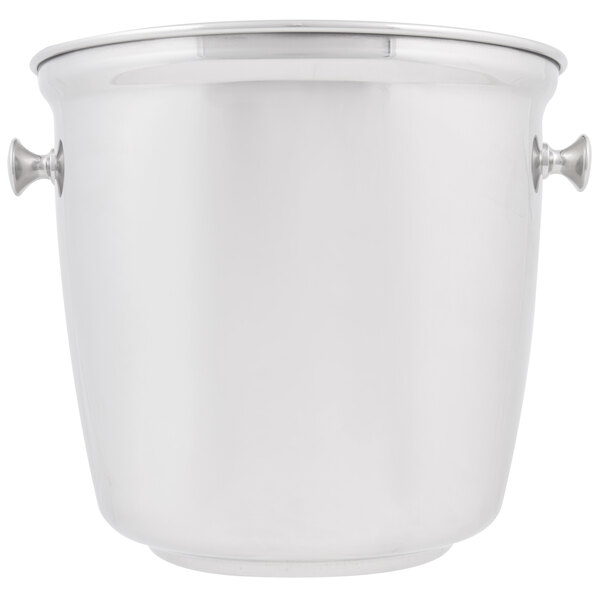 Vollrath 47625 8 Qt. Stainless Steel Double Bottle Wine Bucket with Handles