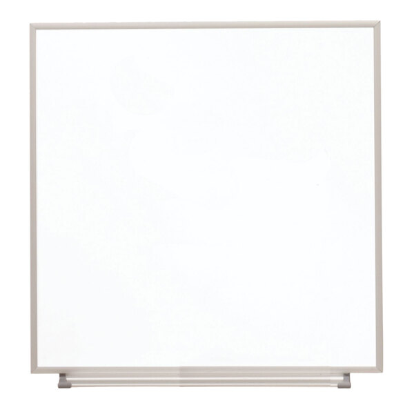 Quartet M2323 Matrix 23" x 23" Magnetic Steel Whiteboard with Silver ...