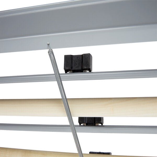 Bulman T624-30 30" Horizontal Gray 6 Roll Paper Cutter Rack