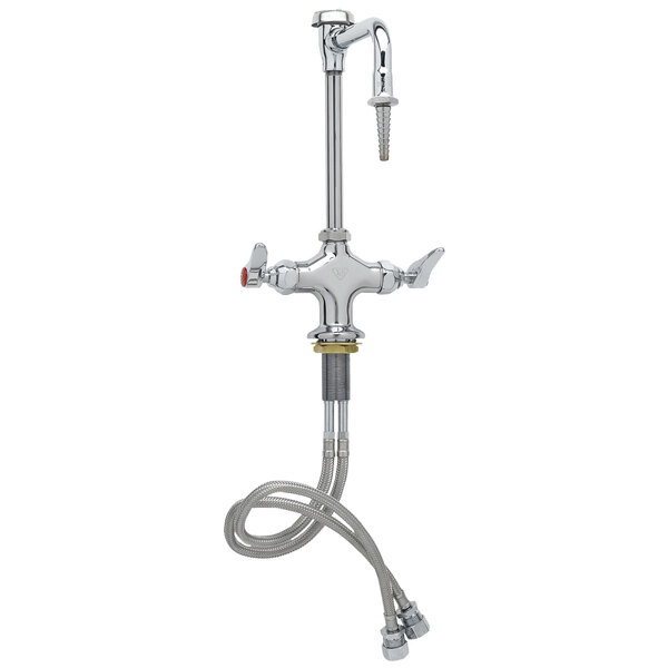 T&S BL-5704-08L-QT Deck Mounted Laboratory Faucet with 5 5/8" Nozzle ...