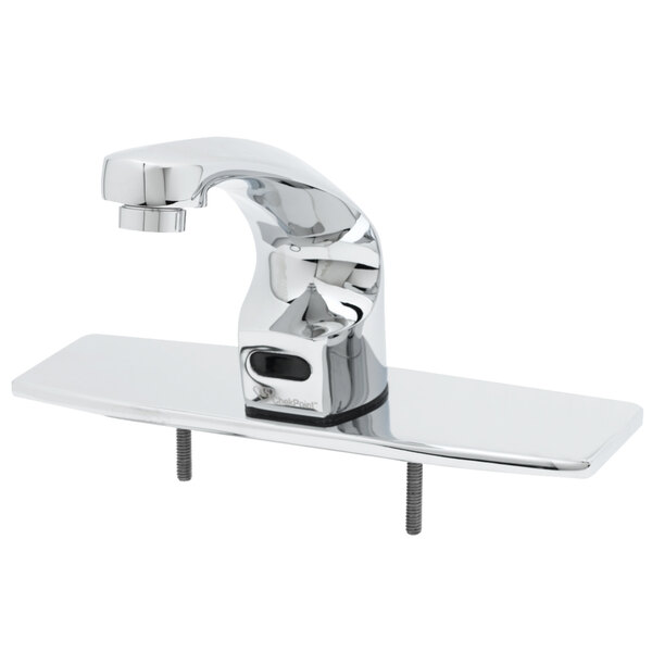 T&S EC-3102-4DP Deck Mounted ChekPoint Hands-Free Sensor Faucet with ...
