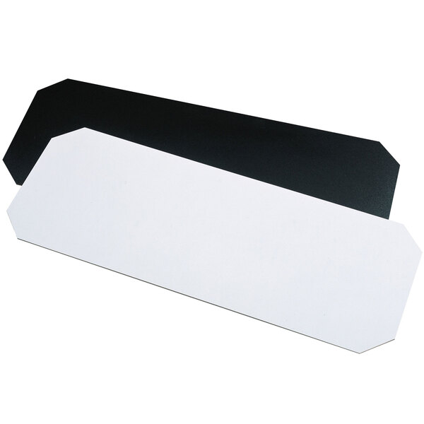Metro 2436BWI Black and White Reversible Decorator Shelf Inlay 24" x 36"