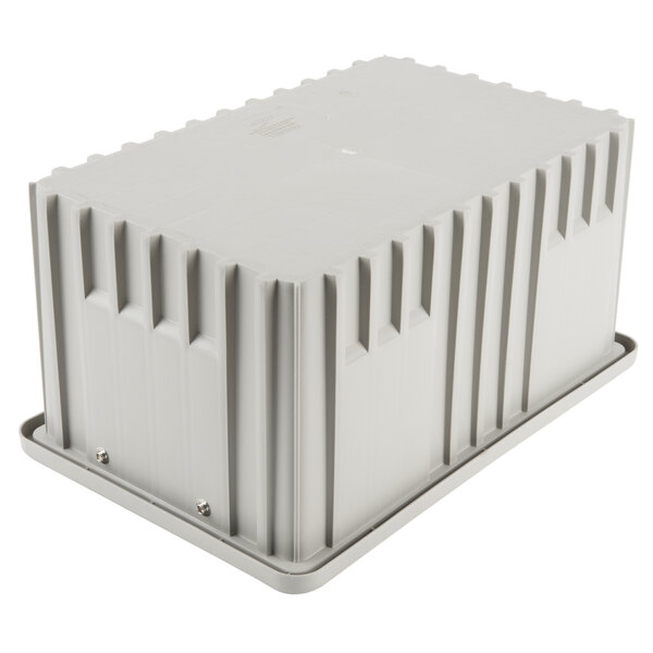 Metro TB92080NAT 16" x 11" x 8" Gray Tote Box