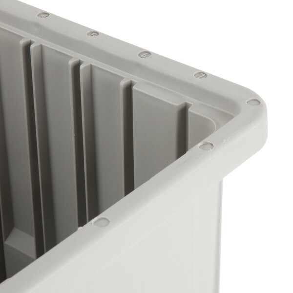 Metro TB92080NAT 16" x 11" x 8" Gray Tote Box